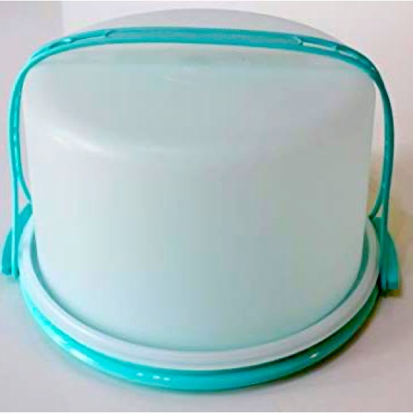 Tupperware | Kitchen | Tupperware Round Cake Taker With Carolier Strap ...